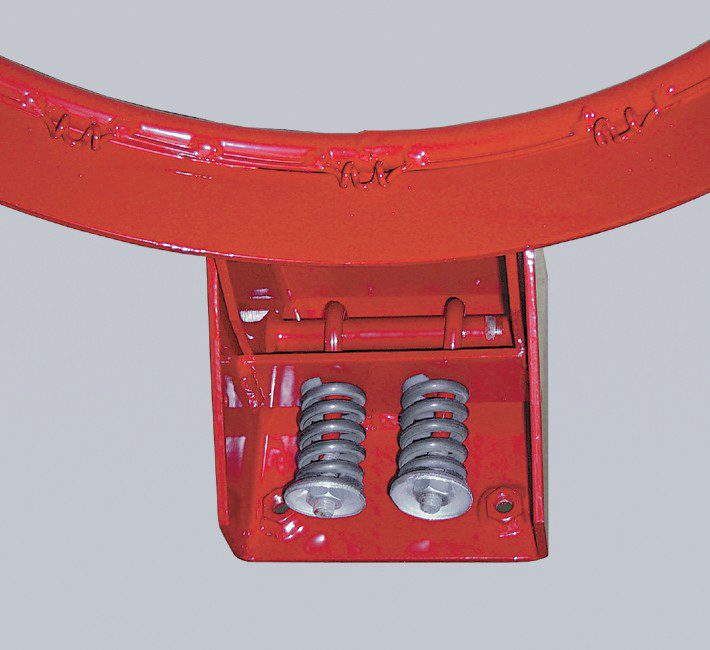 Inel baschet Flex 30 - Magazin Sportiv - inel rosu, cu arcuri 75 kg